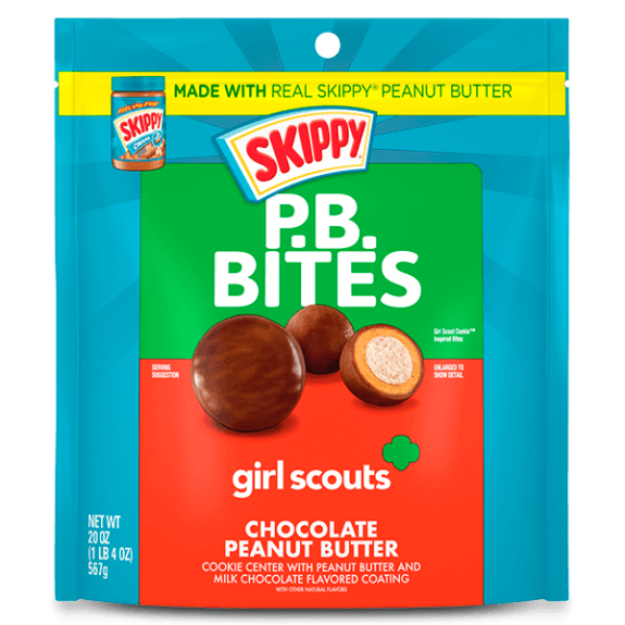 P.B. Bites Girl Scout Cookie™ Chocolate Peanut Butter — Skippy® Brand