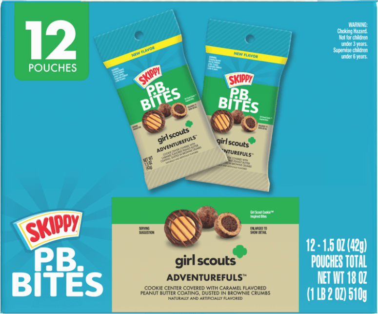 P.B. Bites Girl Scout Cookie™ Adventurefuls™ Cookie — Skippy® Brand
