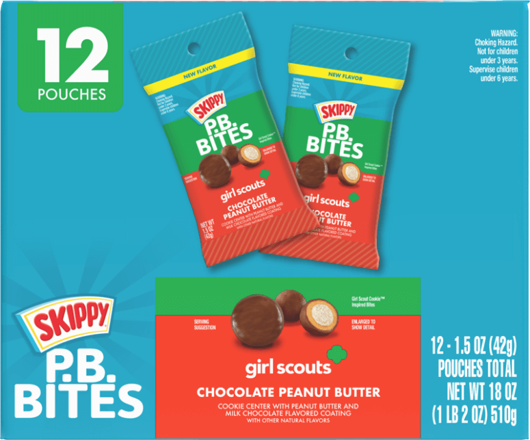 P.B. Bites Girl Scout Cookie™ Chocolate Peanut Butter — Skippy® Brand